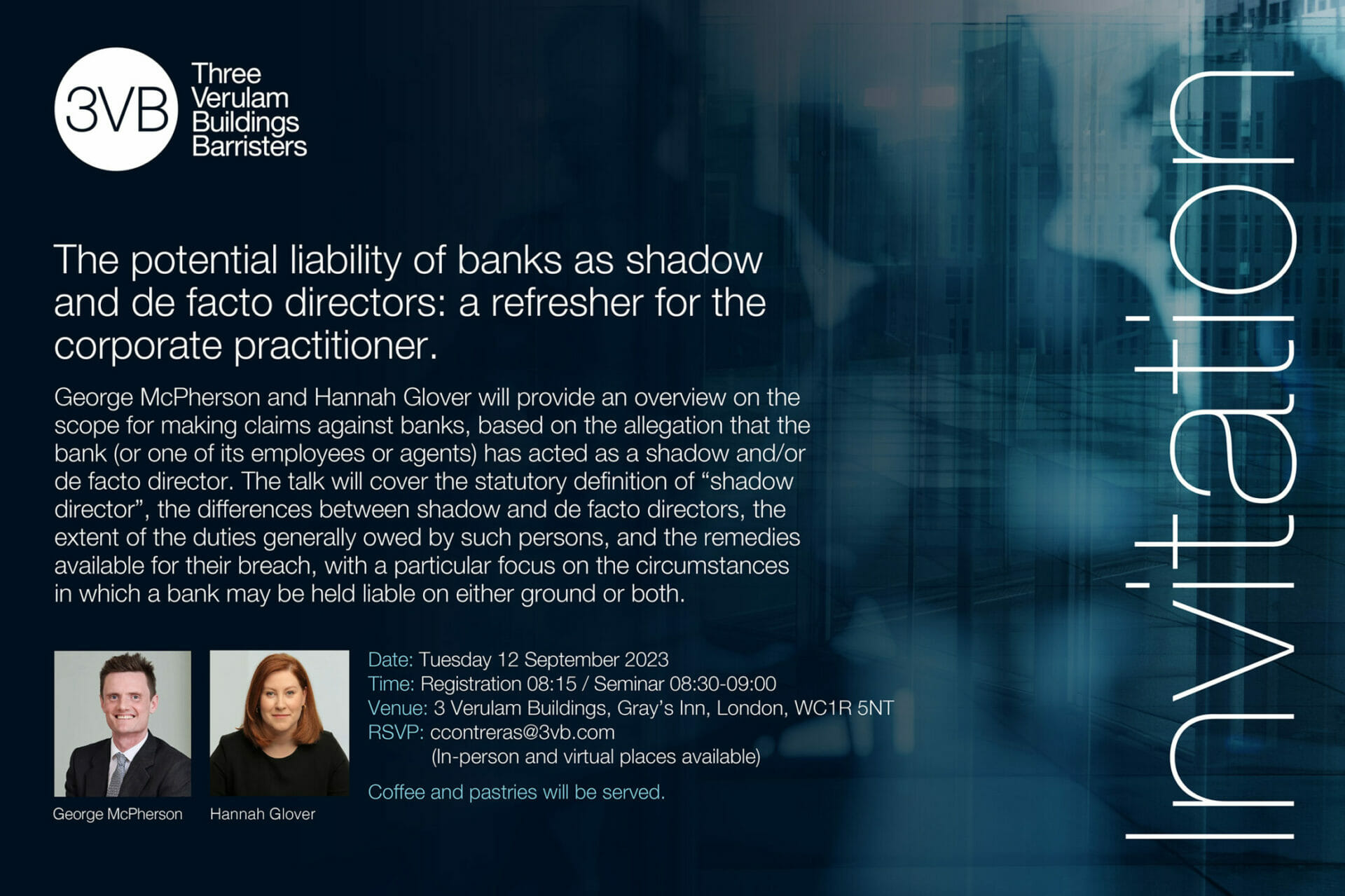 Commercial Breakfast Forum: The potential liability of banks as shadow ...