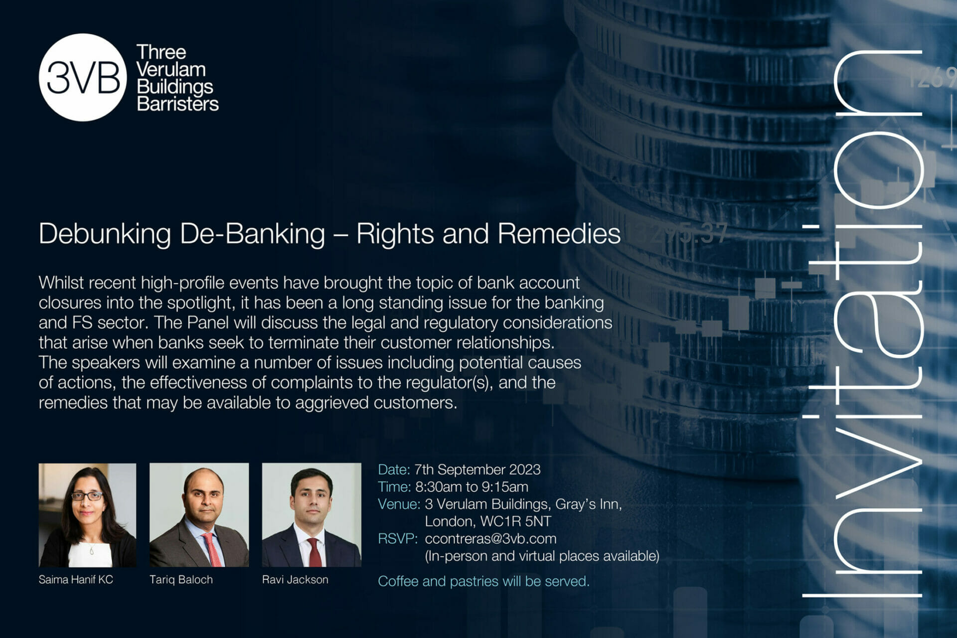 Debunking De-Banking – Rights and Remedies | 3VB