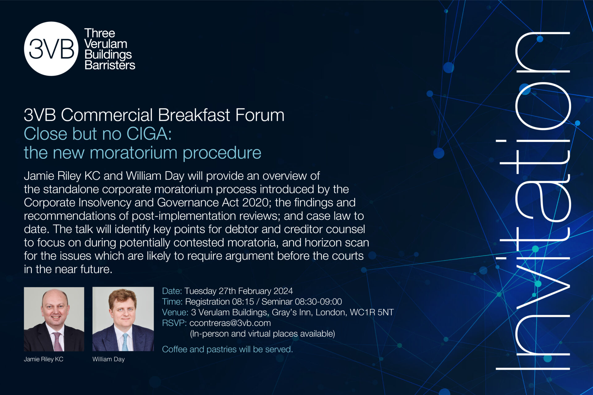 Commercial Breakfast Forum: Close but no CIGA: the new moratorium ...