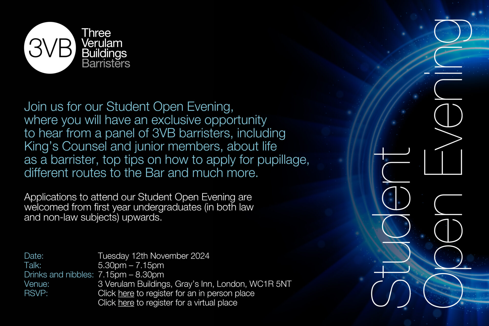 Student Open Evening 2024 | 3VB