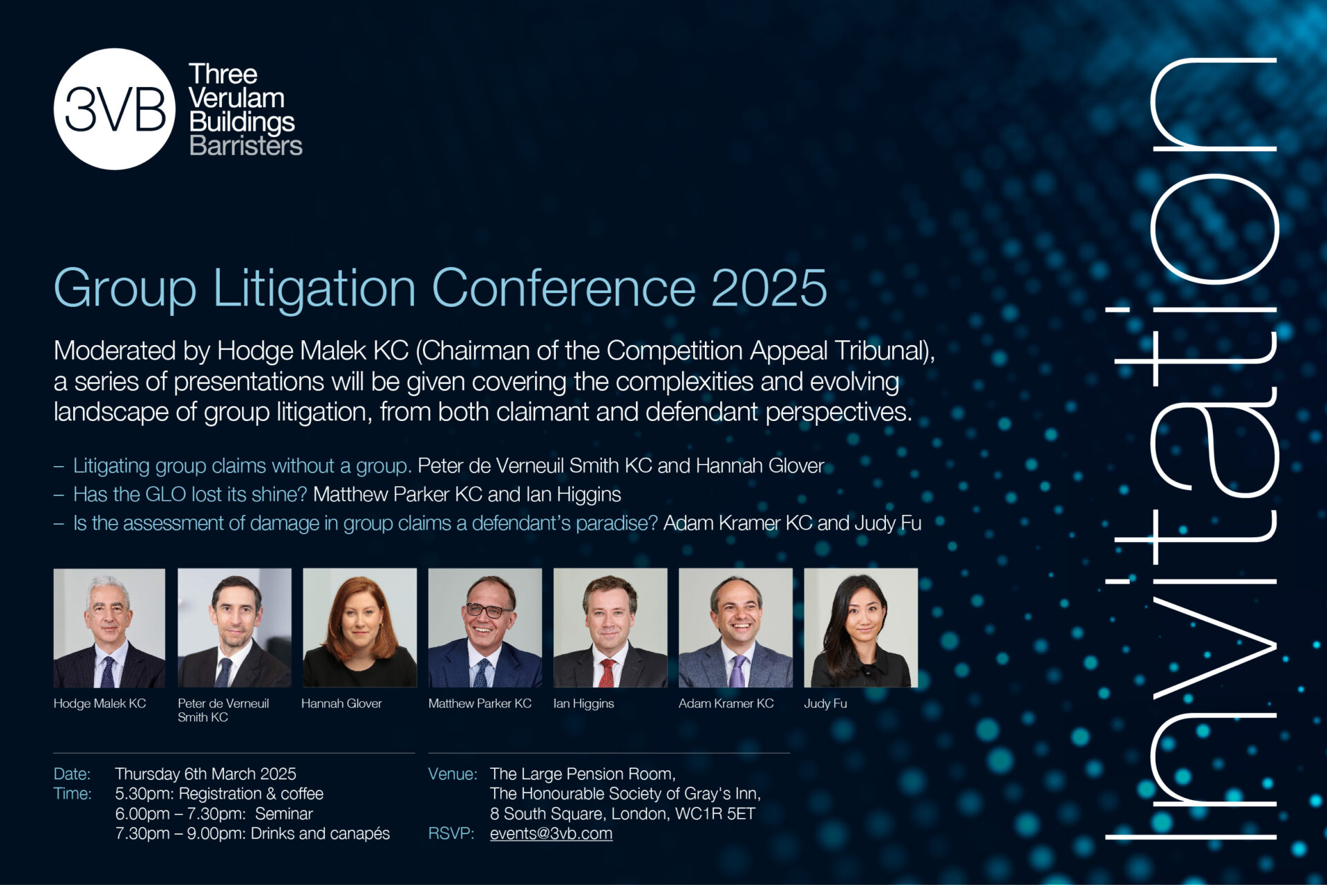 3VB Group Litigation Conference 2025 | 3VB
